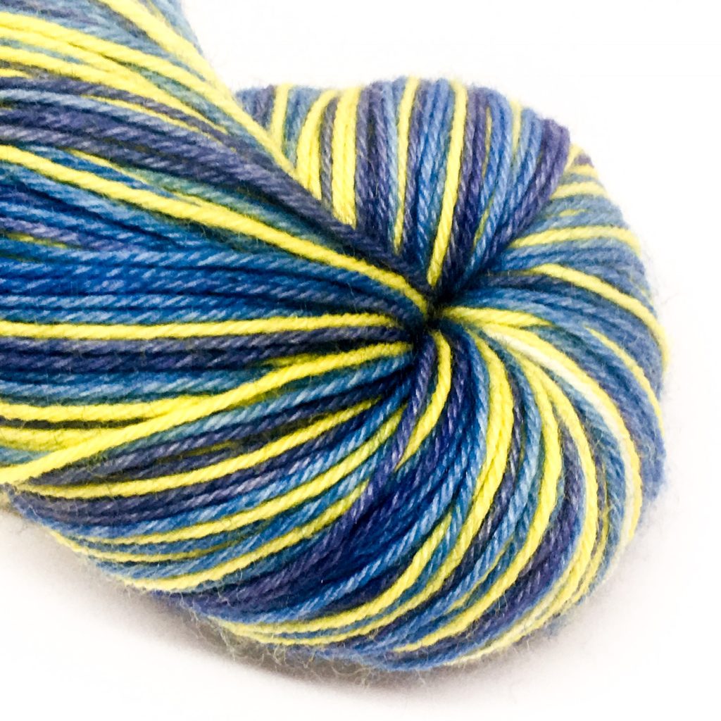 Monochrome stripy sock yarn, 100g self striping sparkly sock yarn, 4 ...